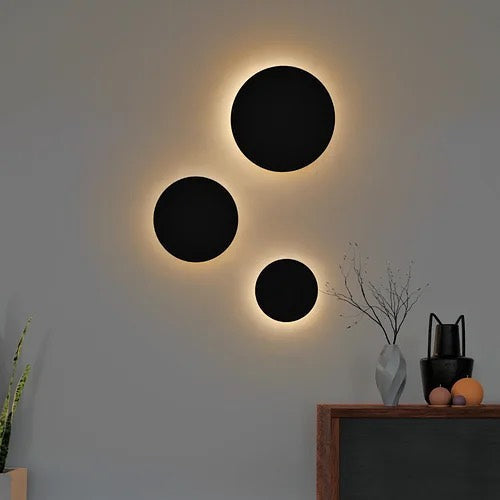 Modern Circular Wall Light for Ambient Lighting – Wadi Home