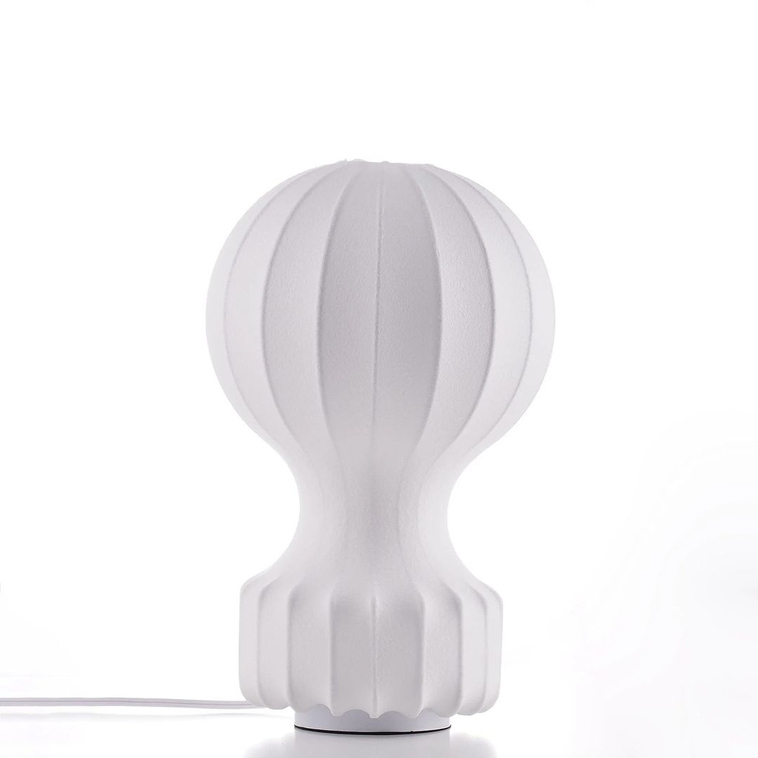Modern White Globe Table Lamp - Ambient Lighting – Wadi Home