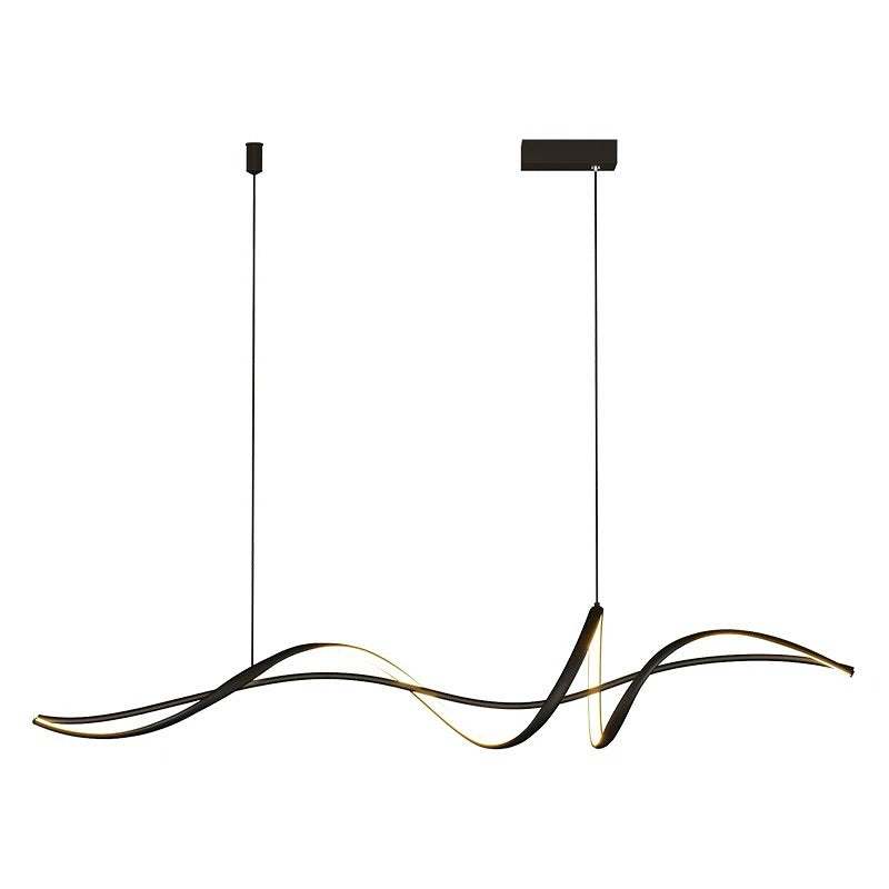 Modern Wave LED Pendant Light - Elegant and Stylish Lighting – Wadi Home
