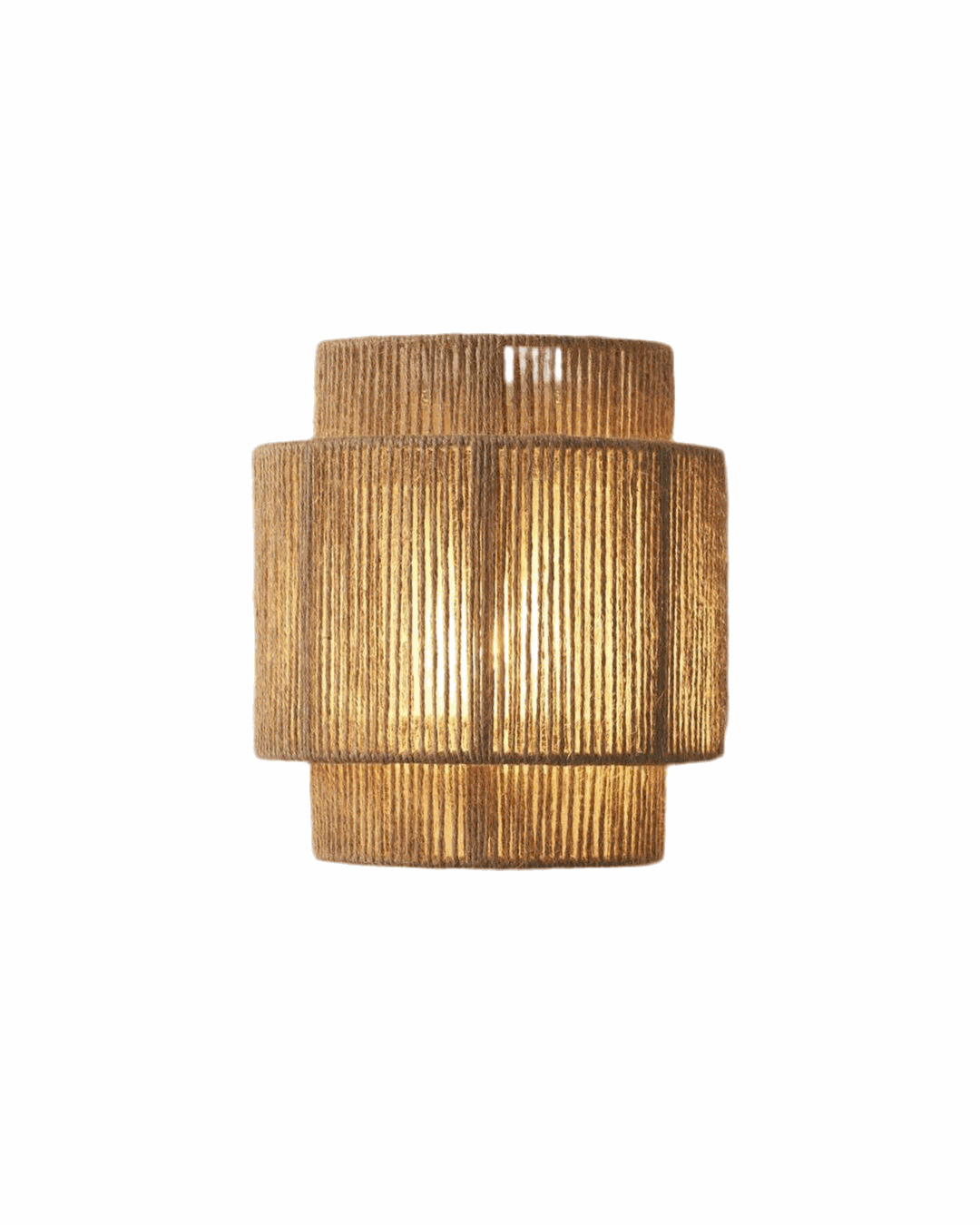 Jute Wrapped Wall Sconce | Natural Wall Lighting – Wadi Home