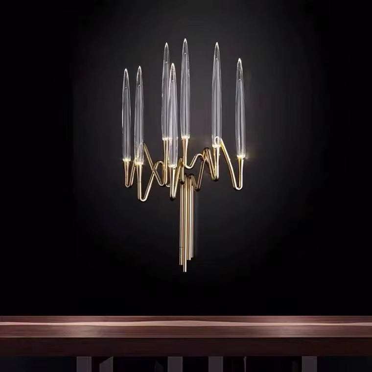 Crystal Wave Wall Light - Modern Decorative Lighting – Wadi Home